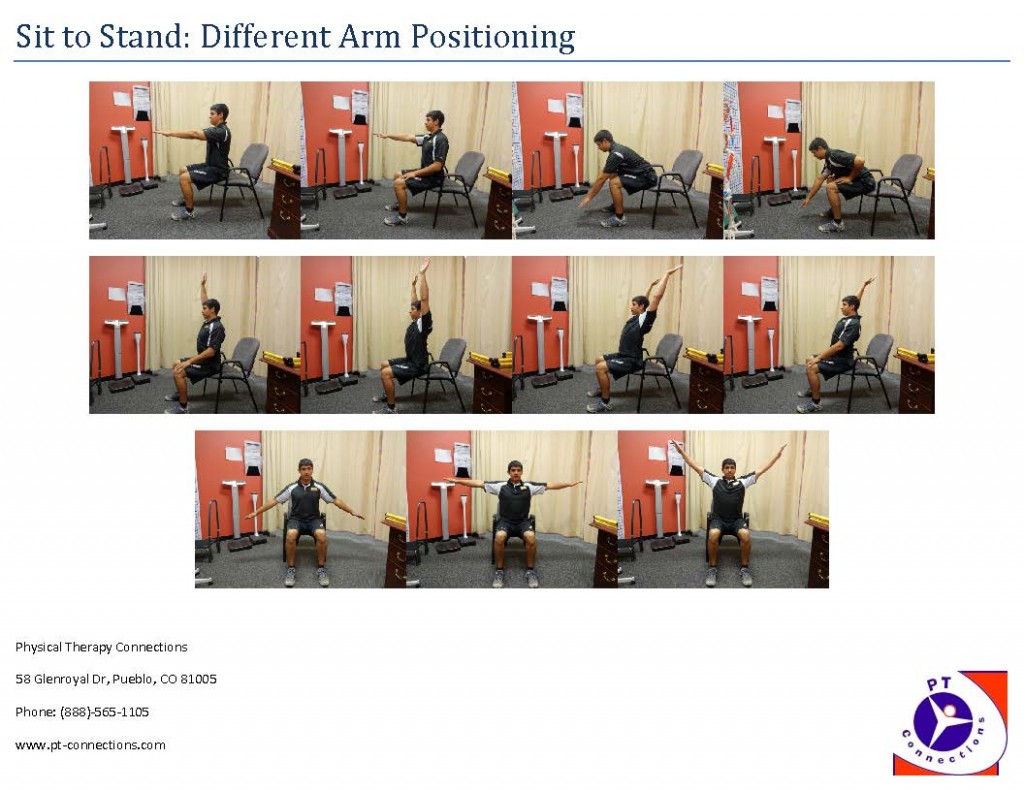 Sit to Stand arm positioning - Physical Therapy in Pueblo - PT Connections